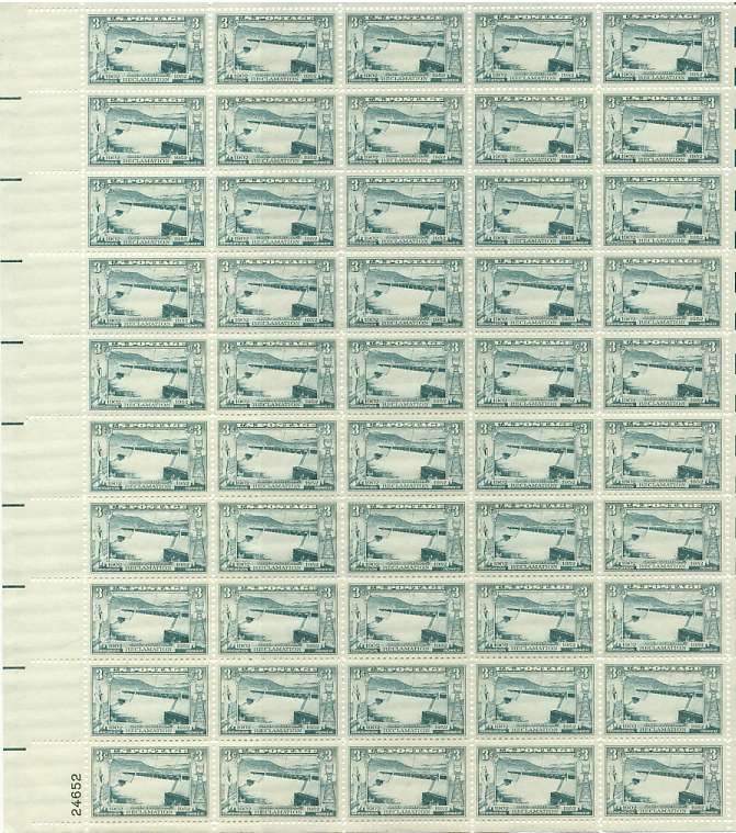 #1009 Grand Coulee Dam 50th Anniversary, Sheet of 50 | Dennis R. Abel ...