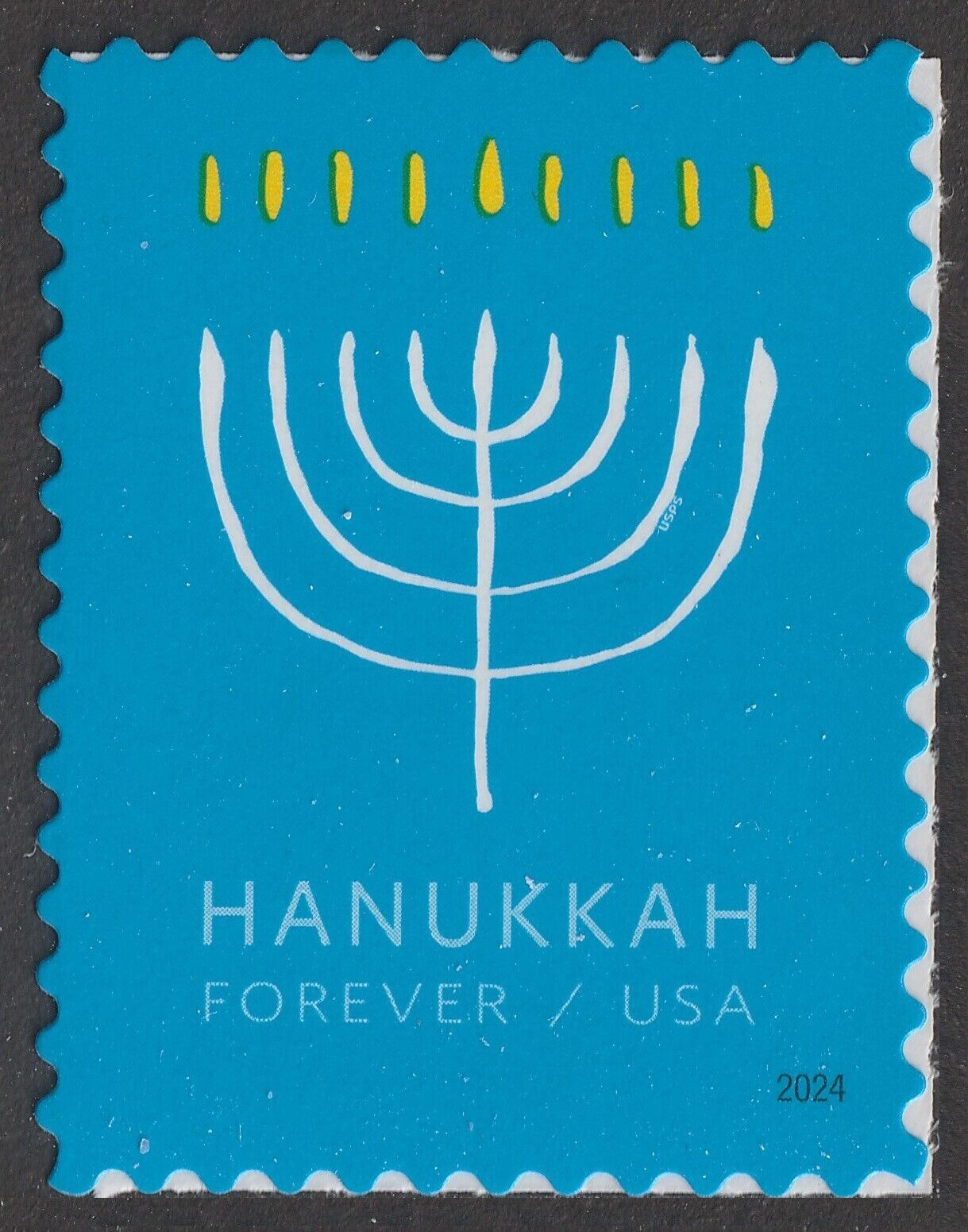 #5945 Hanukkah (2024) | Dennis R. Abel - Stamps for Collectors, LLC